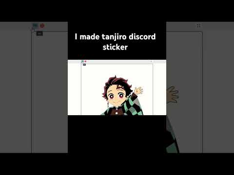I made a #demonslayer sticker in discord #anime #tanjiro #discord