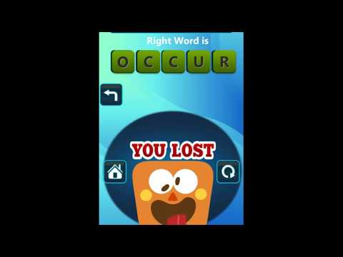 Word Scrabble Spelling Match