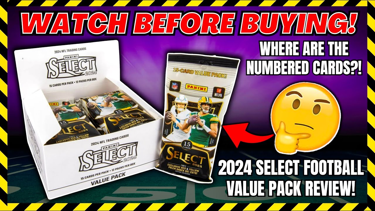 *ARE THESE WORTH IT?!🤔 2024 SELECT FOOTBALL VALUE PACK REVIEW!🏈