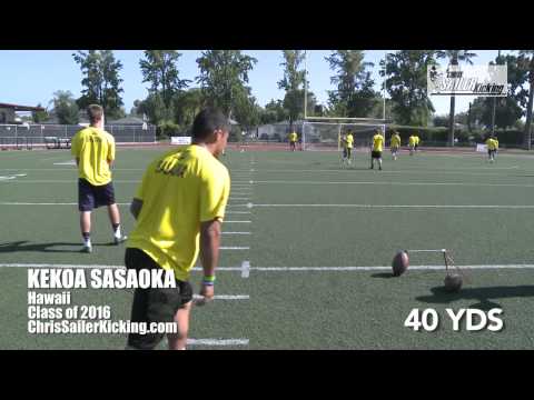 Kekoa Sasaoka - Kicker