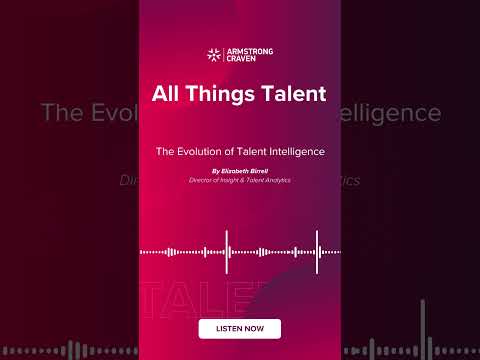 AI and Machine Learning in Talent Intelligence #podcast #talentintelligence #talent