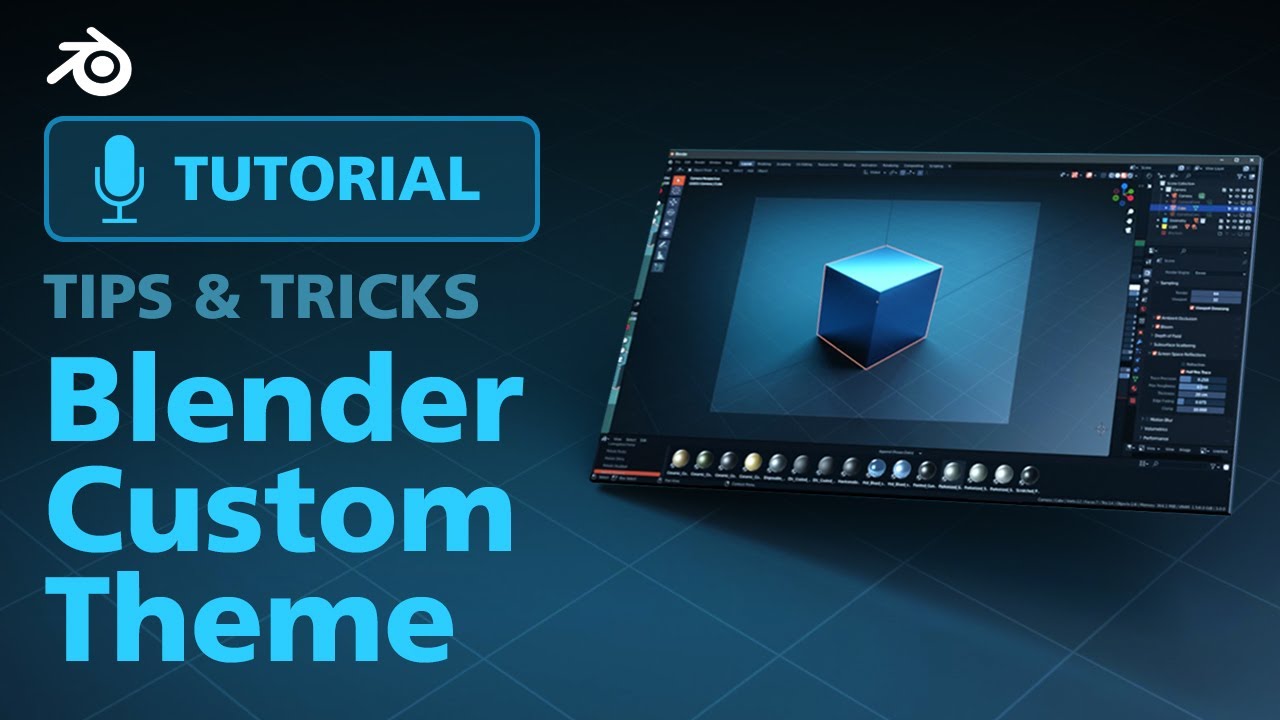 How to install a Custom Interface Theme in Blender 3.0 | Beginner-Intermediate | LucidManStudio