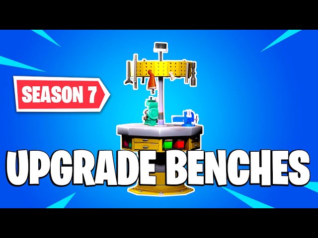All Upgrade Bench locations in Fortnite Season 7