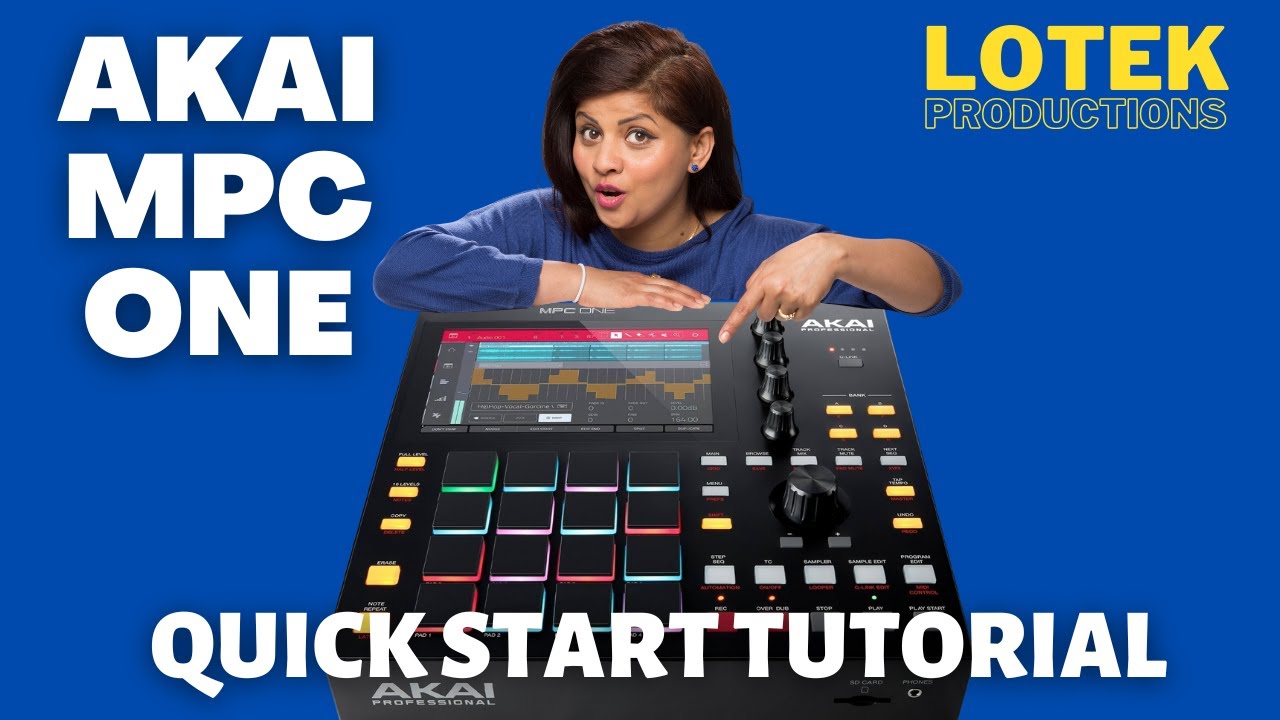 AKAI MPC ONE Tutorial - Basic Guide to Sampling