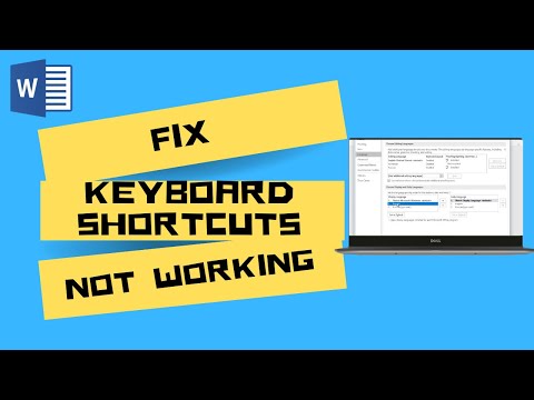 How to Fix Keyboard Shortcuts not Working in Microsoft Word?