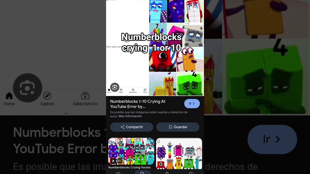 numberblocks crying 1 or 10