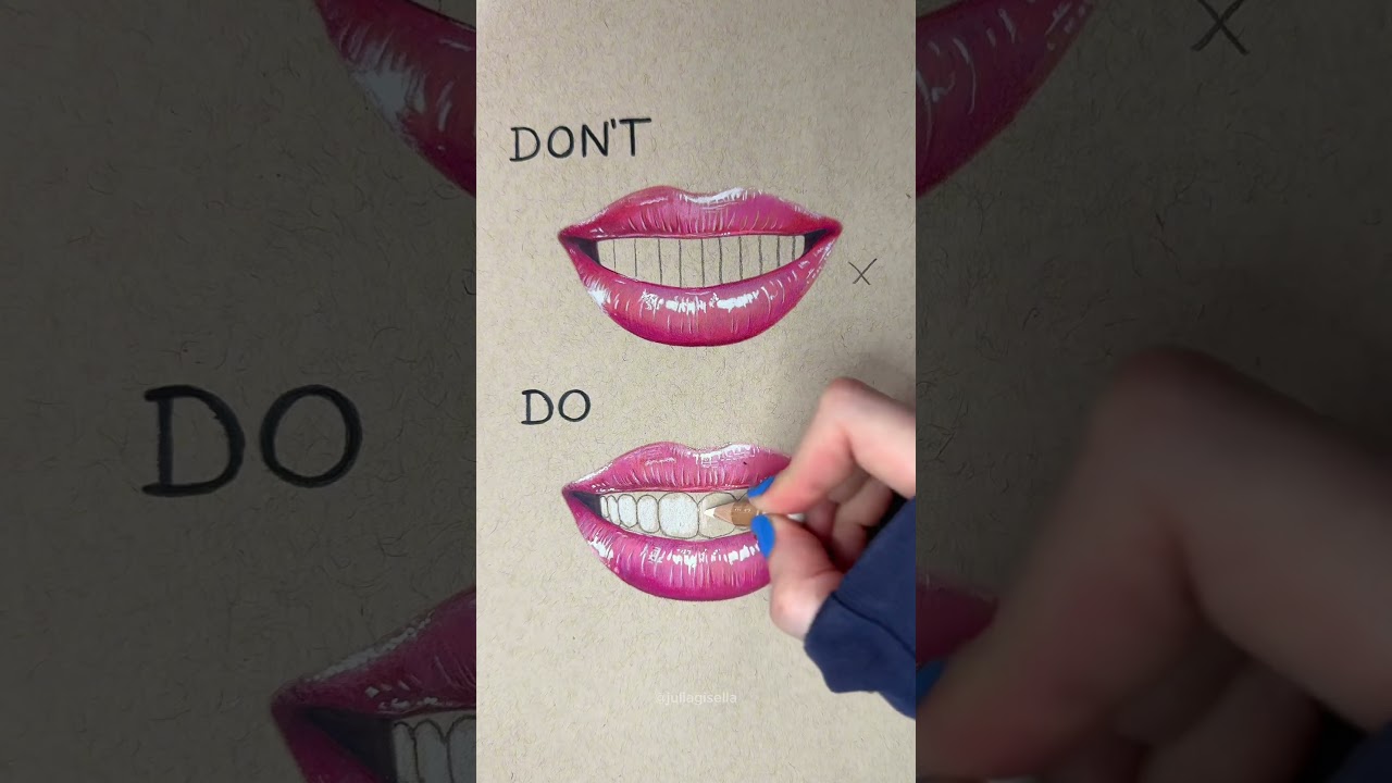 How to draw ✨JUICY LIPS✨ like a PRO💅😚| JULIA GISELLA