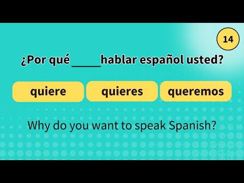 Spanish Verb Conjugation Quiz