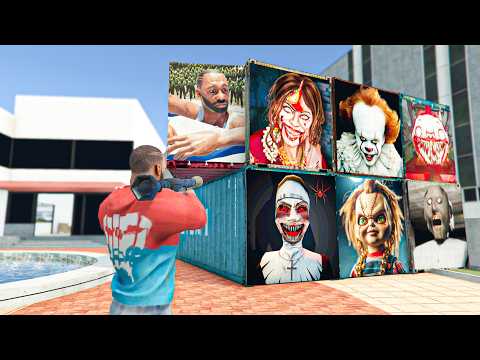 FRANKLIN OPEN MYSTERY GHOST CONTAINERS in Indian Bike Driving 3D