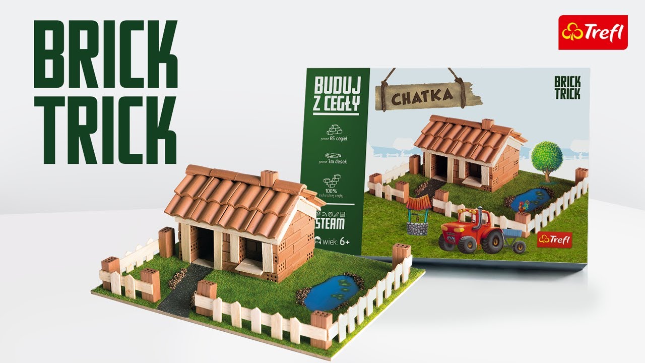 Trefl, Brick Trick, zestaw konstrukcyjny Chatka - Brick Trick | Sklep ...