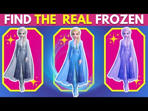 FIND The REAL FROZEN ❄️ Emoji Quiz for Kids