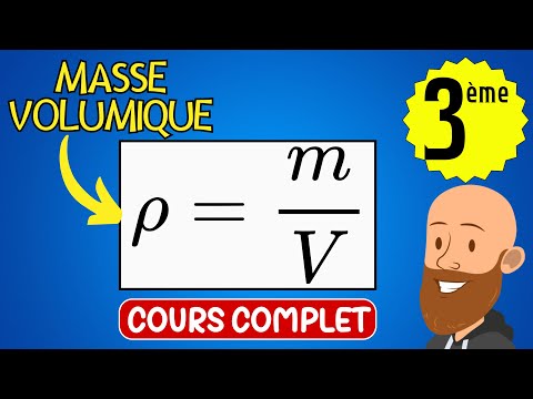 La masse volumique - 3eme collège physique chimie