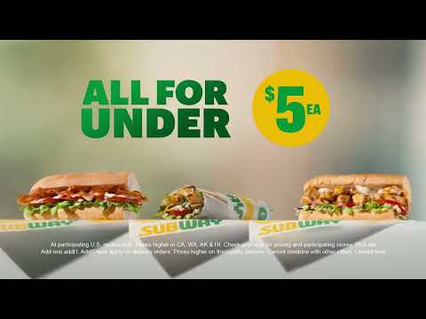 song in Subway Footlong Matchday Deal ad