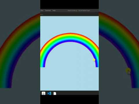 Drawing Rainbow π with Python π¨βπ»Turtle π’