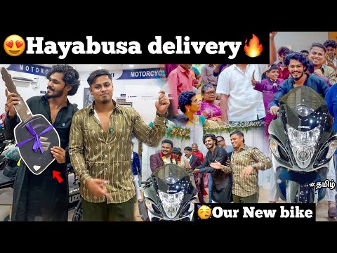 🥳Our New bike 😍Hayabusa delivery🔥| Kutty Hayabusa | TTF | Tamil |