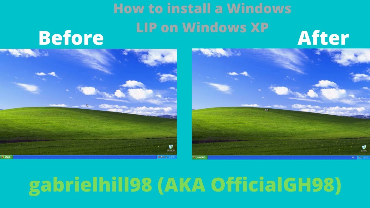 How to install a Windows LIP on Windows XP (VOICE TUTORIAL)