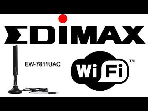 „Edimax EW-7811UAC AC600 Wi-Fi“ dviejų juostų didelio stiprinimo USB ...