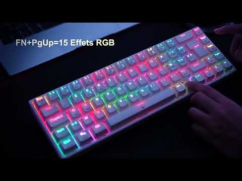 TECURS KB510 Clavier Mecanique/ Tastatur Mechanische Gaming RGB