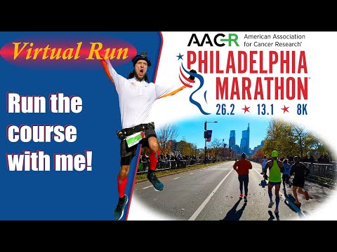 Philadelphia Marathon 2022 - Virtual Run - Video for Treadmill