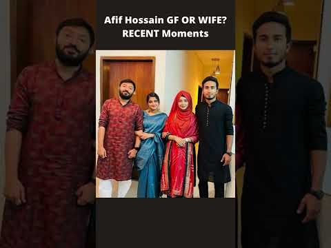 Afif Hossain with GF or Wife! | Afif Hossain wife | Afif Hossain GF #shorts