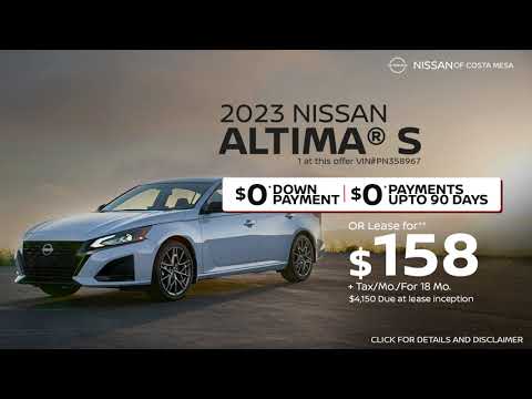 2023 Nissan Altima Lease Special Offer