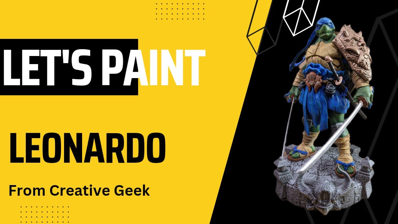 Let's Paint Leonardo from Creative Geek | Step-by-Step Tutorial eps 6