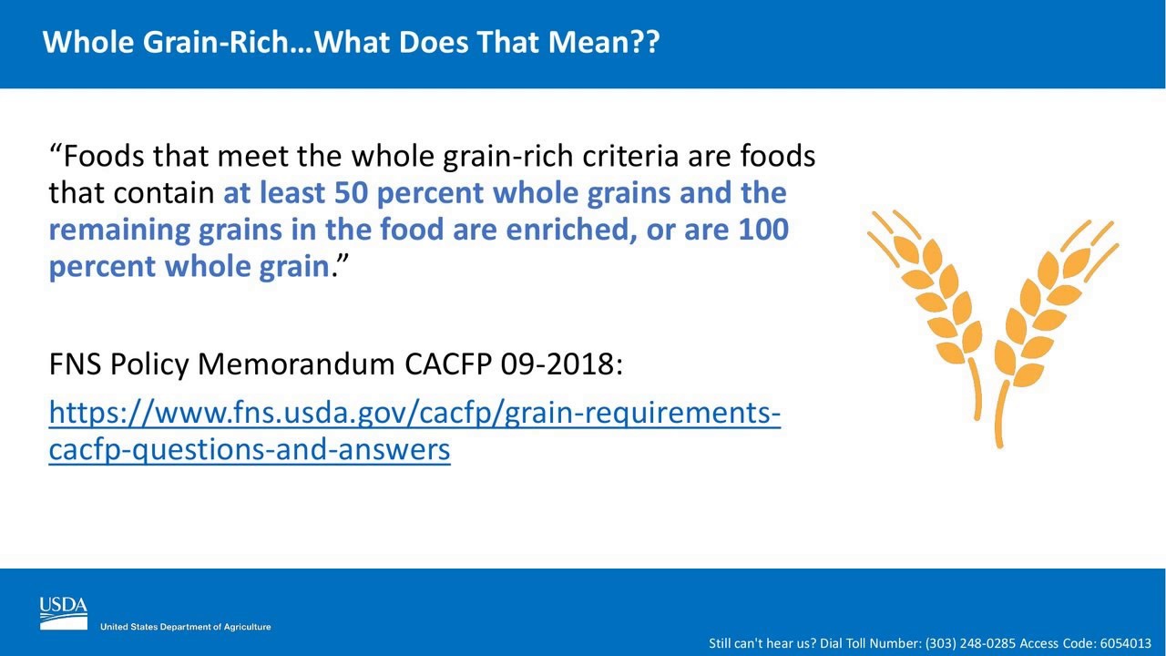 Nutrition in Child Care: Making the CACFP Meal Patterns Work for You