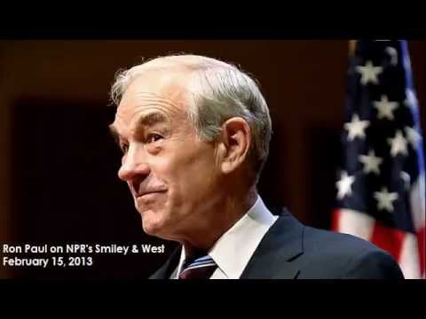NPR's Smiley & West 2-15-13: Ron Paul BEST INTERVIEW SINCE STOSSEL
