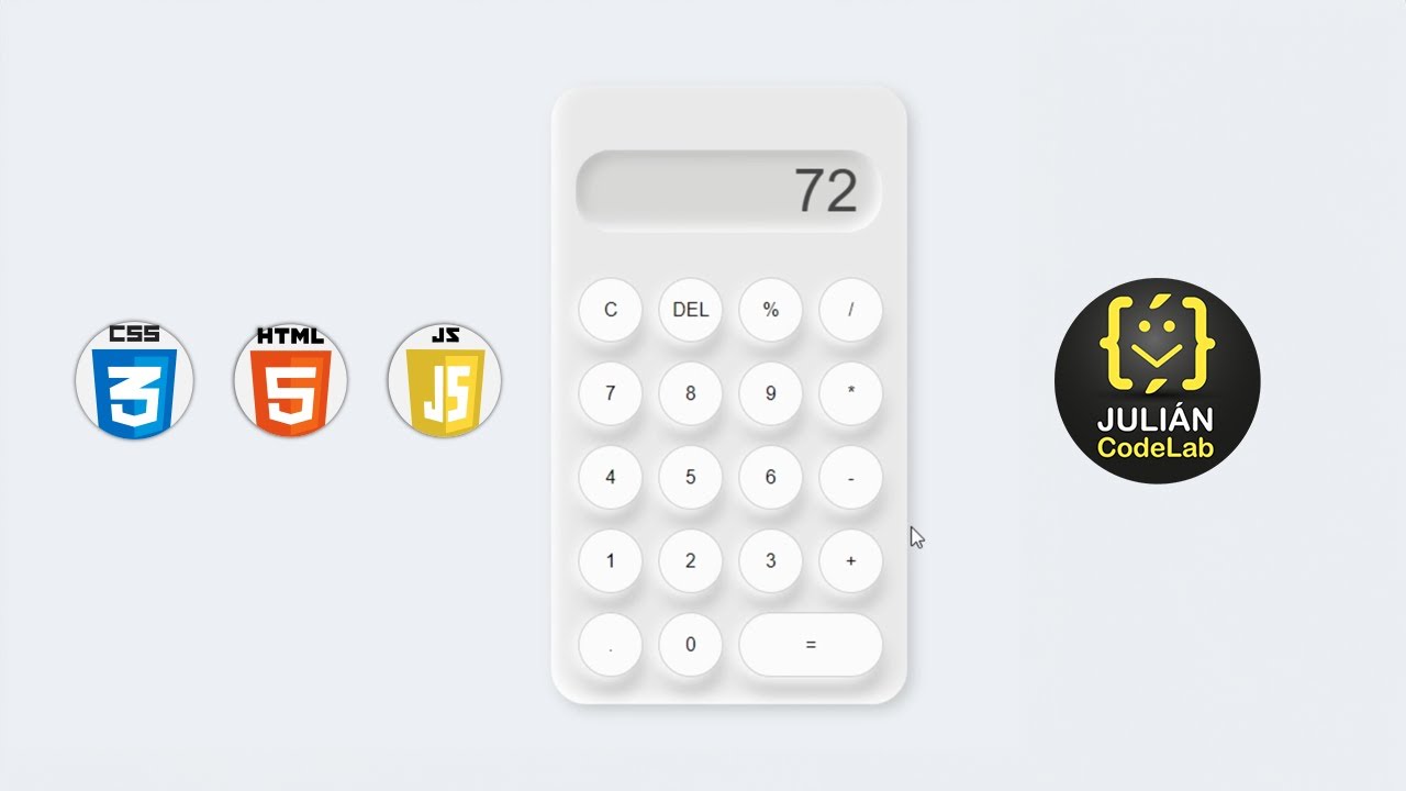 Calculadora Básica // Html, Css y Javascript @JulianCodeLab