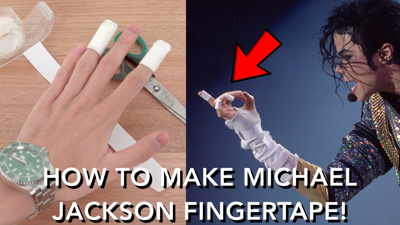 How To Make Michael Jackson Fingertape - 3 Easy Steps To Make! - Michael Jackson DIY and About