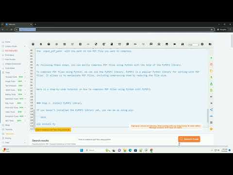 How to compress pdf files using python