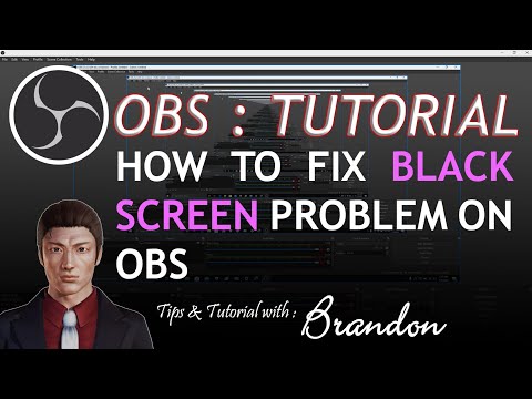 TV-001 // HOW TO FIX BLACK SCREEN ON OBS // QUICK AND SIMPLE TUTORIAL // FIXED