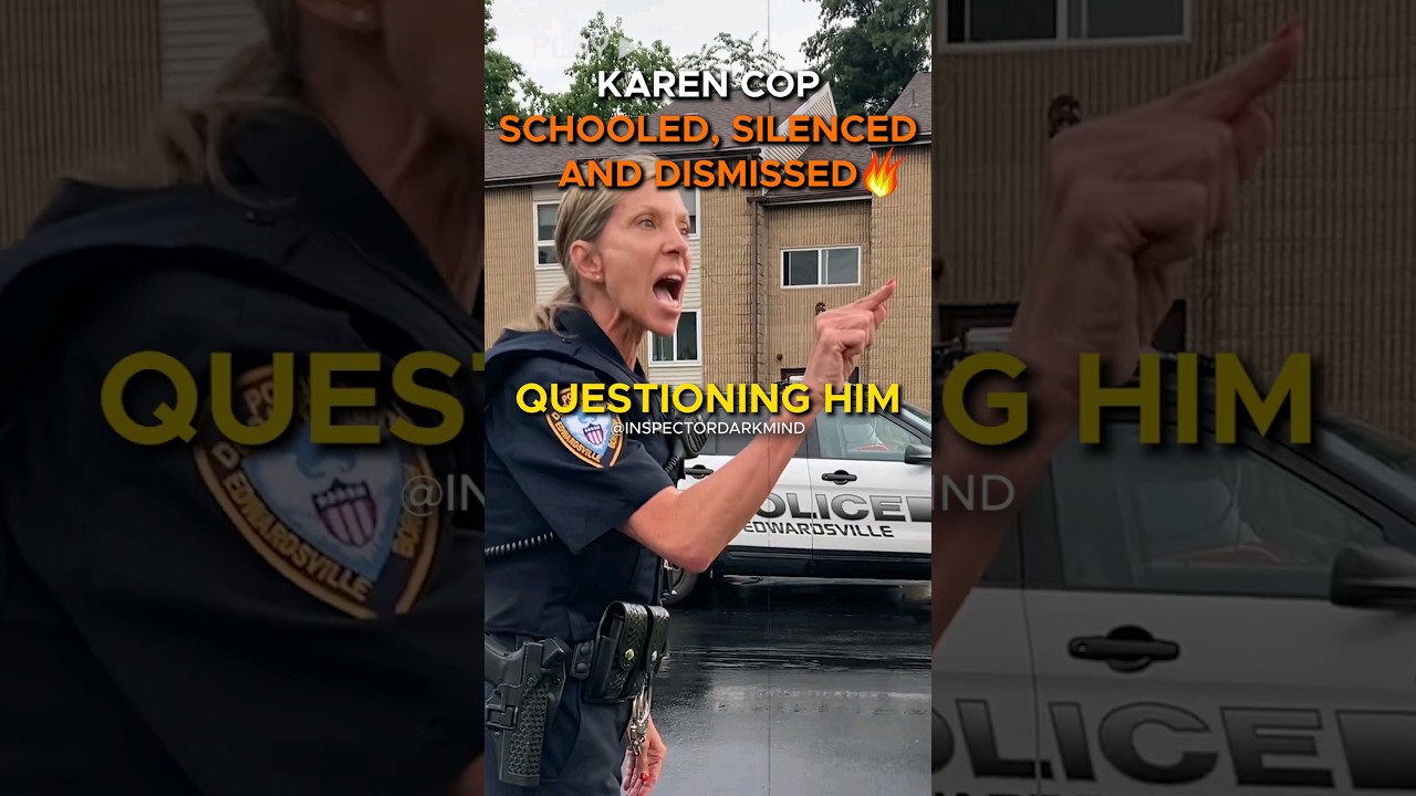 Tyrant Lady Cop Gets Owned, Silenced and Dismissed by Guy Who Refuses to ID and Teaches Her The Law