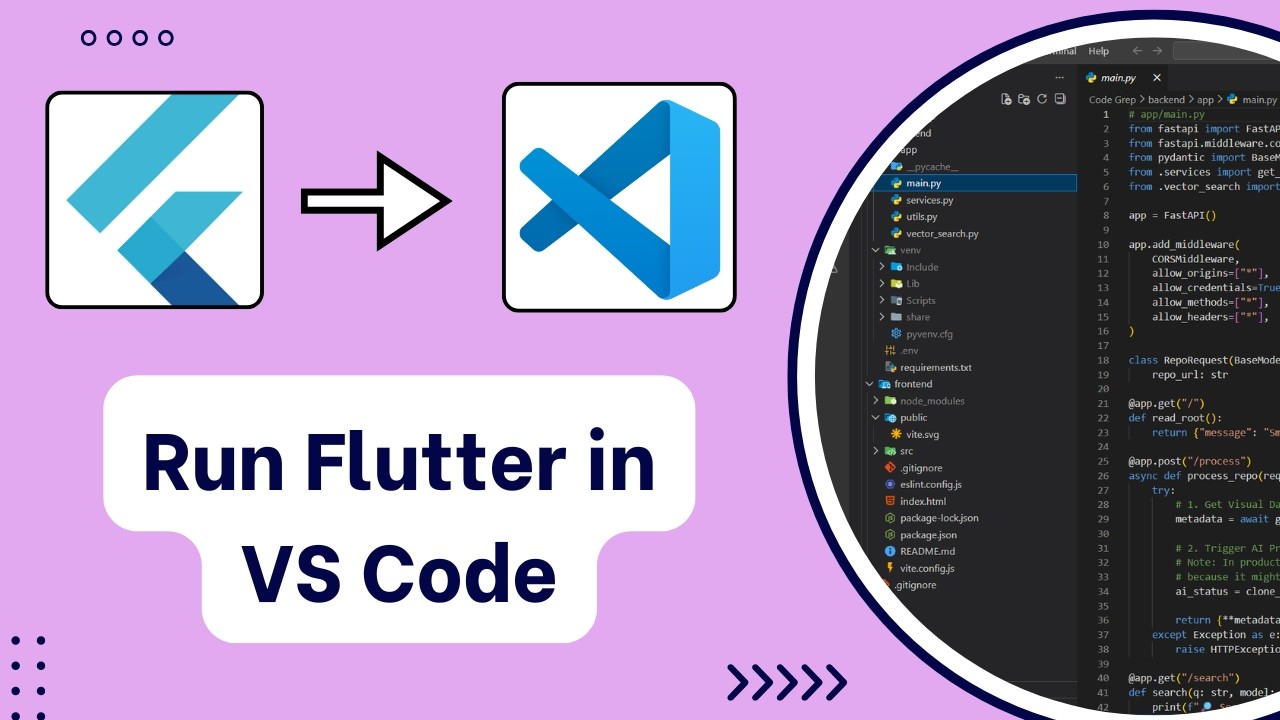 How to use Flutter in Visual Studio Code | Flutter VS Code Setup