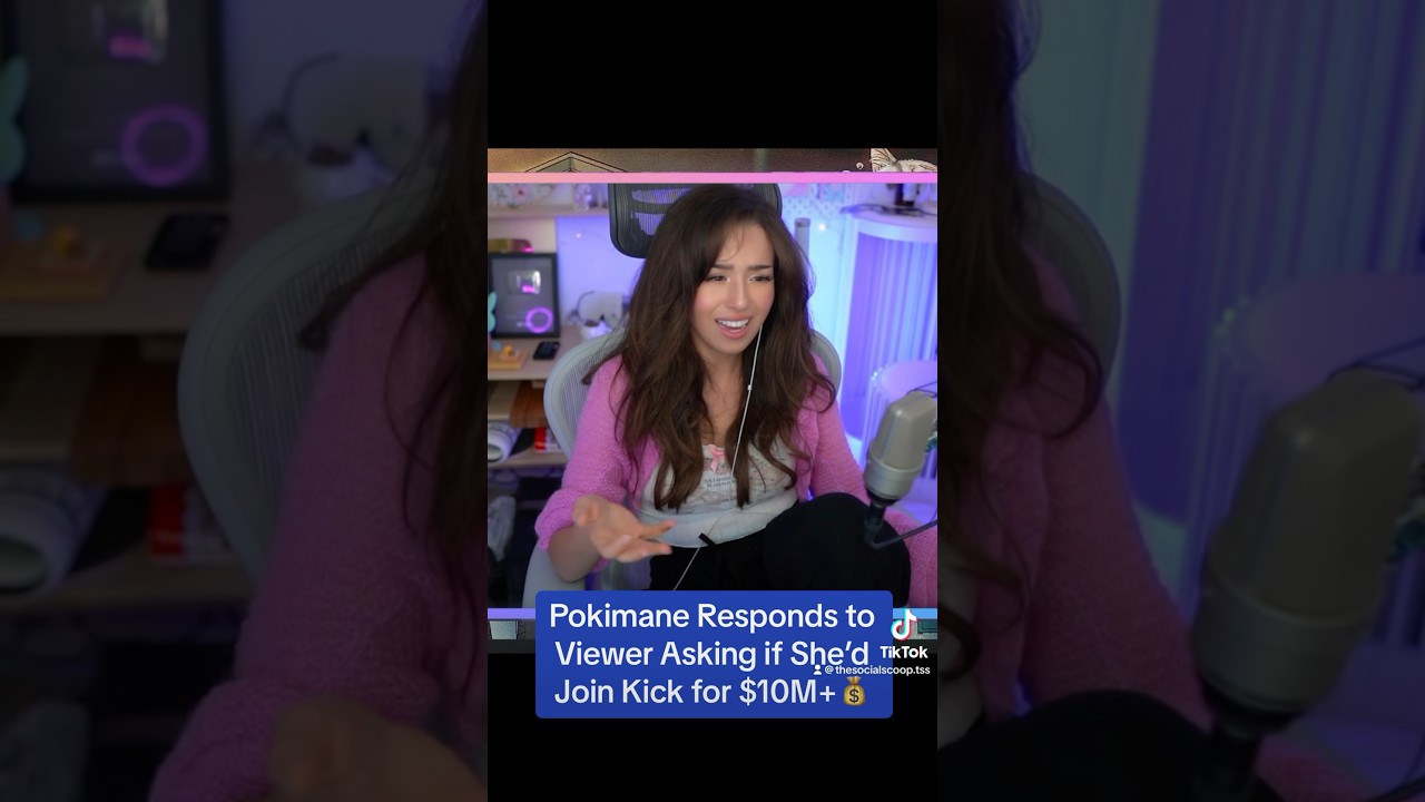 Pokimane Responds to Viewer Asking if She’d Join Kick for $10M+💰