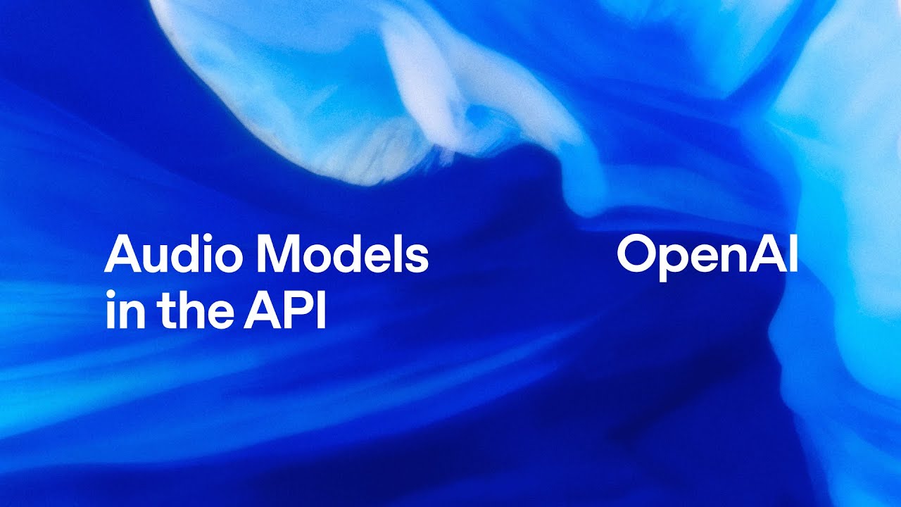 Audio Models in the API