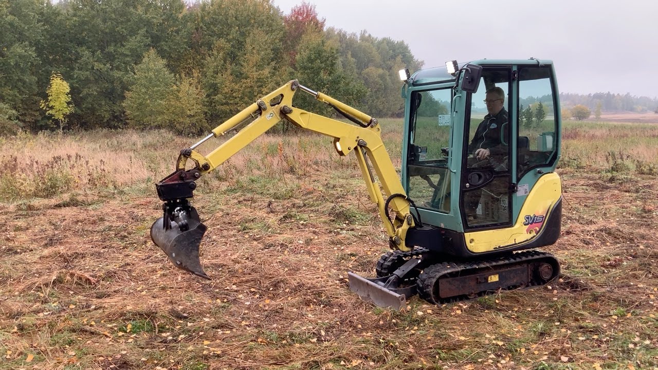 Grävmaskin Yanmar SV15, Eskilstuna, Klaravik auktioner