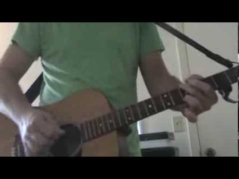 Drop D acoustic with capo