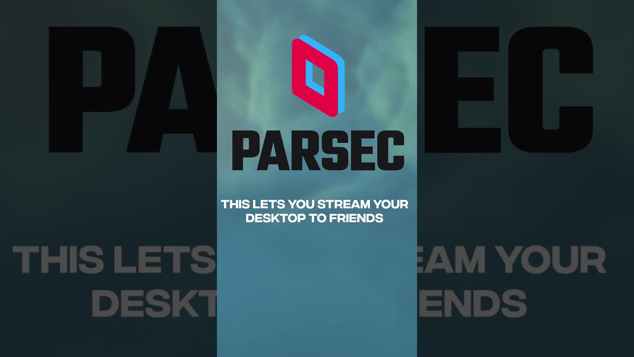 Useful apps #5 :Parsec #tech #techtok #viral #gaming #videogames #coop  #pc #technology #pcgaming