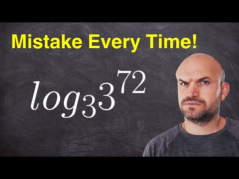 Why do students still make this mistake with logs