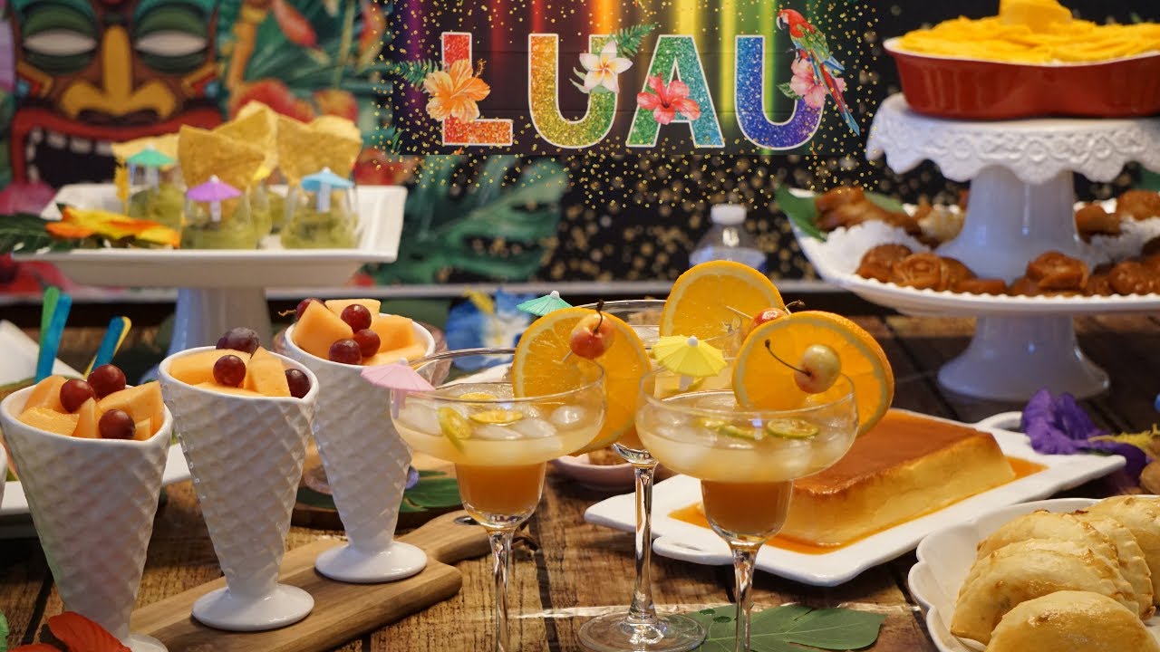 LUAU Party - Table Preparation | Tropical Hawaiian