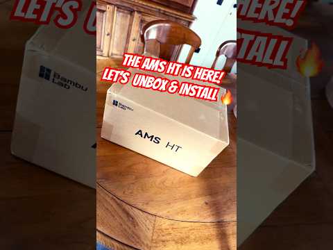 The AMS HT Is Here! Let’s Unbox & Install 🔥 #bambulab #3dprinting #amsht #unboxing