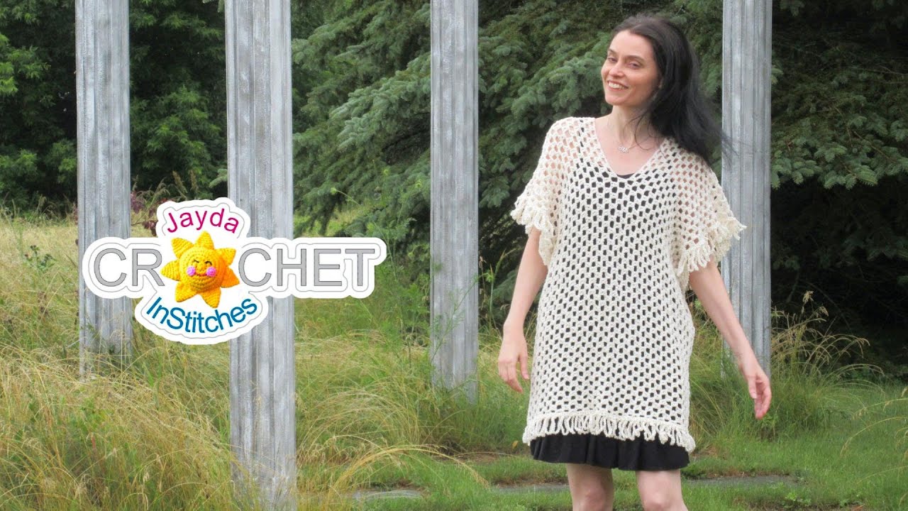 Simple Summer Cover Up & Over Dress - Crochet Pattern & Tutorial