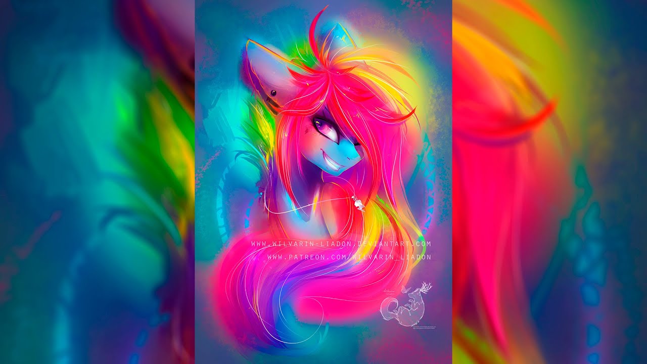 Rainbow Dash SpeedPaint by Wilvarin Liadon