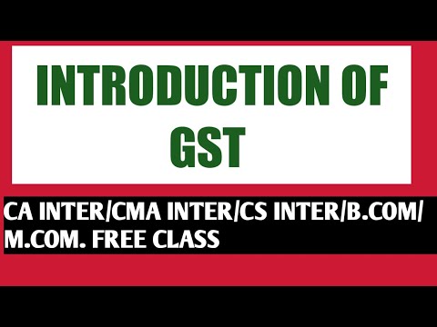 GSt class -Part-3- Difference between CGST, SGST ,UTGST, and IGST | CA INTER| CMA INTER| CS | B.COM