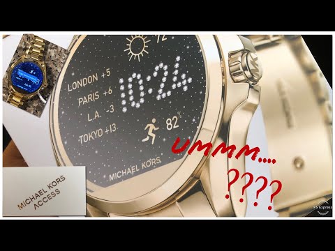 MICHAEL KORS BRADSHAW SMART WATCH REVIEW | Unboxing & Thoughts