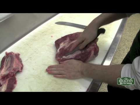 Preparing a Sirloin Tip.