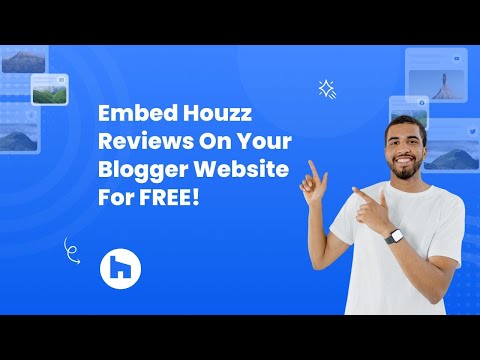 How to embed Houzz Reviews on Blogger FOR FREE? #sociablekit #embed #free #houzz #reviews