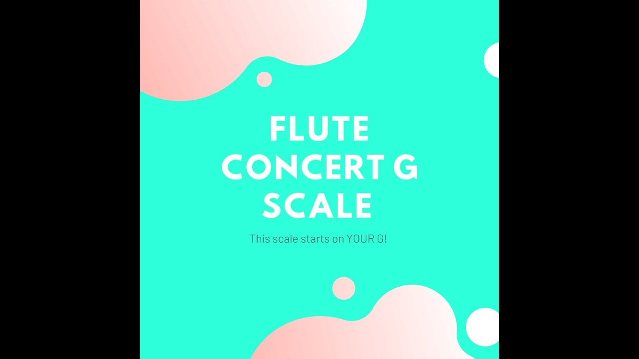 Flute Concert G Scale Guide