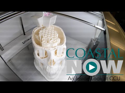 Coastal Now - Anatomy Class Prints 3D Skulls